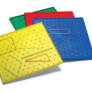 Interactive maths kits - add a geoboard to shape 'show me activities